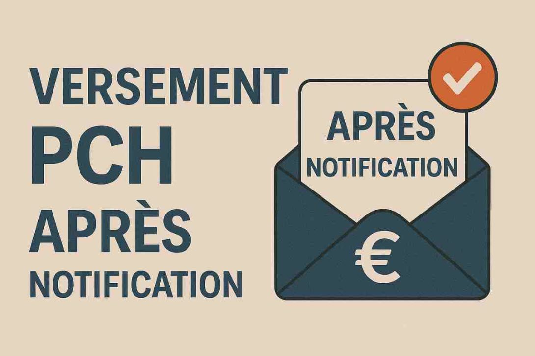 PCH après notification : délais et démarches pour le versement