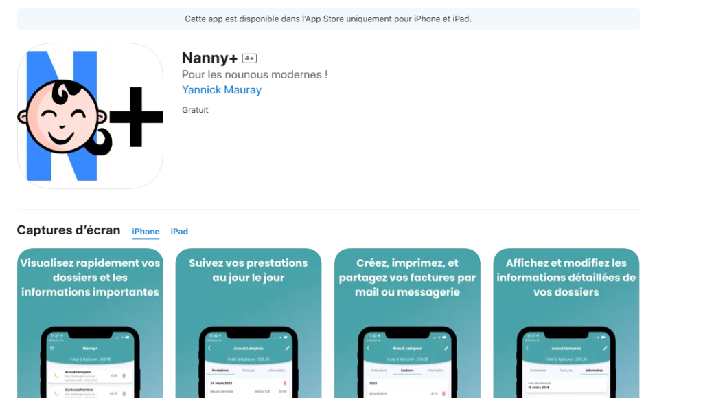 Top 5 des meilleurs applications pour nounous en 2025