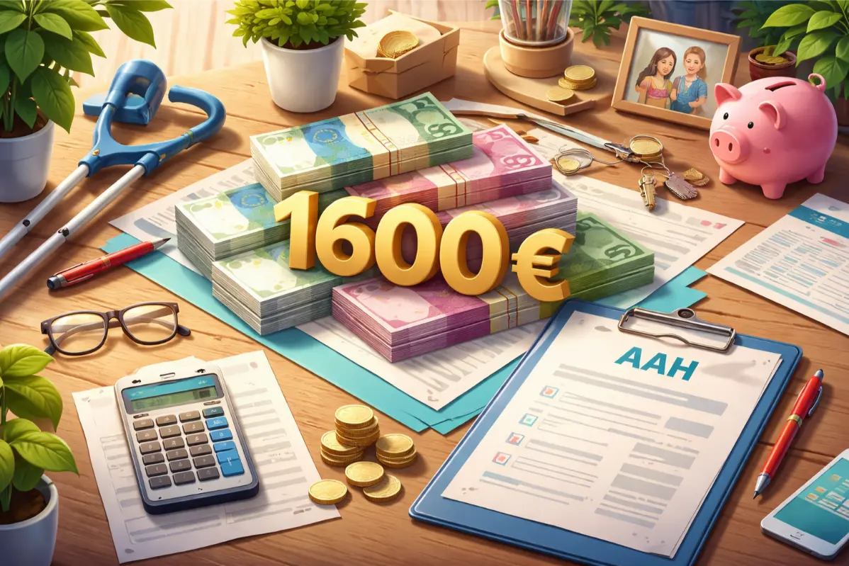 Peut-on toucher 1600 euros avec l’AAH en 2026